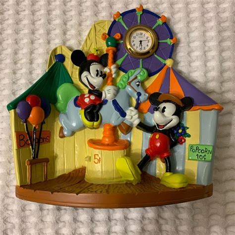 Disney Wall Decor Vintage Seiko Disney Clock Minnie Mickey Mouse