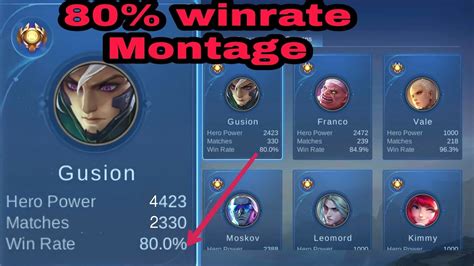 Gusion Montage Mobile Legends Youtube