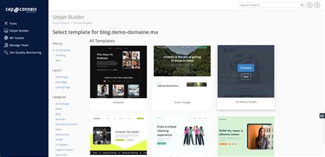 Sitejet Builder De Cpanel Pour Créer Un Site En Quelques Clics