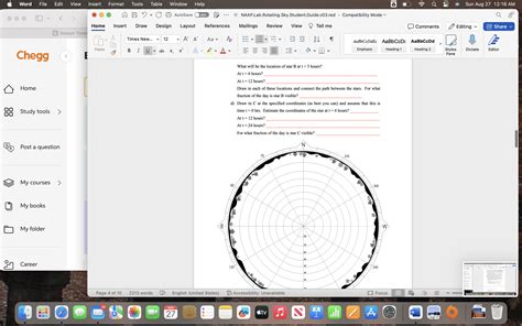 Solved What Will Be The Location Of Star B At T Hours At Chegg Com
