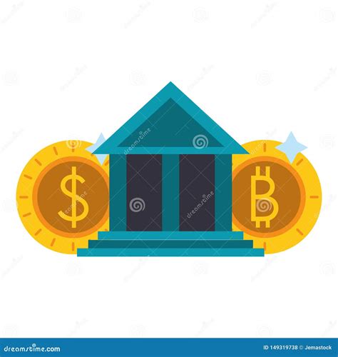 S Mbolos De La Inversi N Empresarial Del Cryptocurrency De Bitcoin