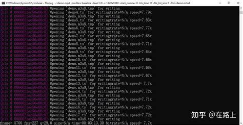Ffmpeg将mp4视频转为m3u8格式 并用html播放 知乎