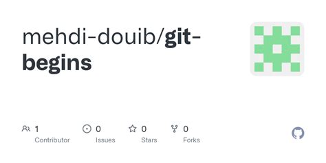 Github Mehdi Douibgit Begins