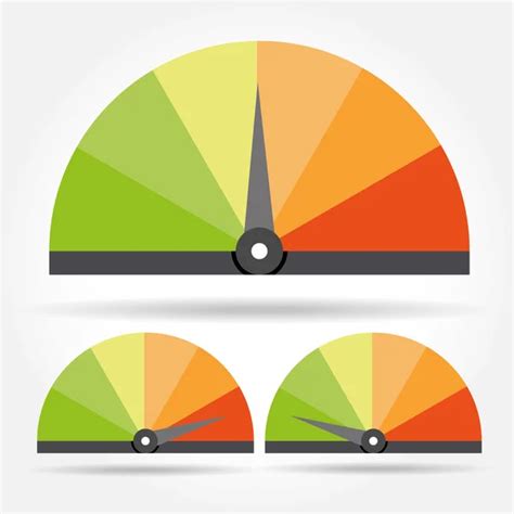 Risk Concept Speedometer Vector Icon Stock Vector Image By 4zeva