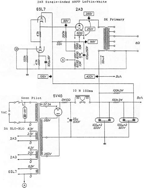 Audiotronika 2a3 6sl7 Srpp Single Ended Tube Amp Loftin White