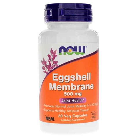 Eggshell Membrane 500 Mg Now Foods