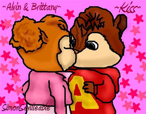 Alvin N Brittany Kiss By Alvinnthetoonmunks On Deviantart
