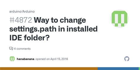 Way To Change Settings Path In Installed IDE Folder Issue 4872