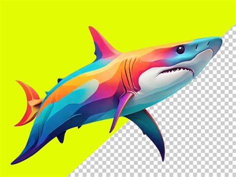 상어 투명 배경 Psd 프리미엄 Psd 파일