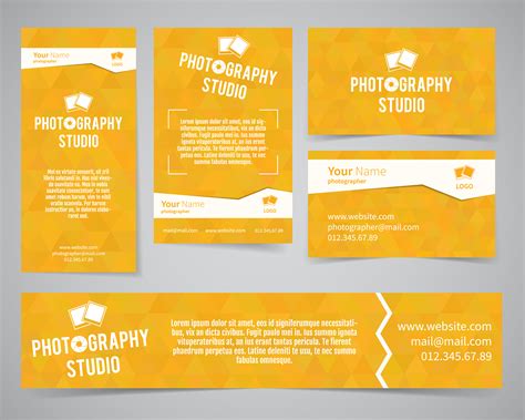 Business Card Banner Flyer Poster Templates 678413 Vector Art At Vecteezy