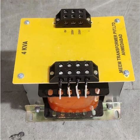 Mild Steel 3 Phase Three Phase Electronic Transformer At ₹ 4700piece