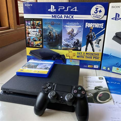 Jual Sony Ps4 Slim 1tb Mega Pack Bundle Bonus Game Digital Shopee