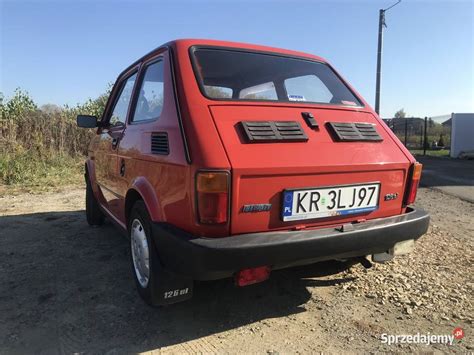 Fiat 126p Elegant czerwony stan BDB Kraków Sprzedajemy pl