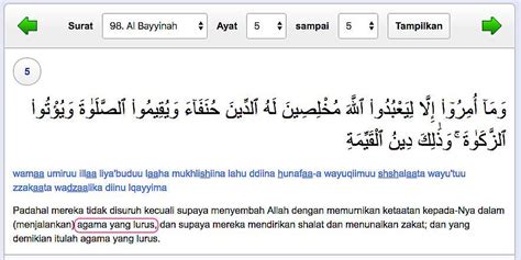 Detail Surat Al Bayyinah Ayat Beserta Artinya Koleksi Nomer
