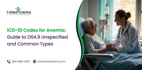Icd 10 Codes For Anemia D64 9 Unspecified And Common Types