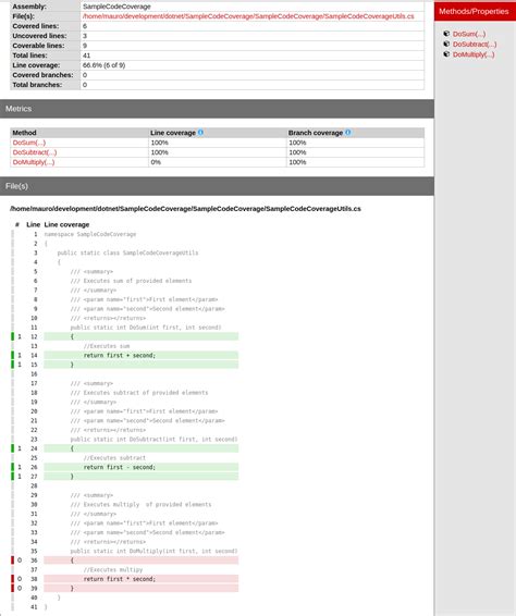 Code Coverage Su Net Core Con Coverlet E Reportgenerator