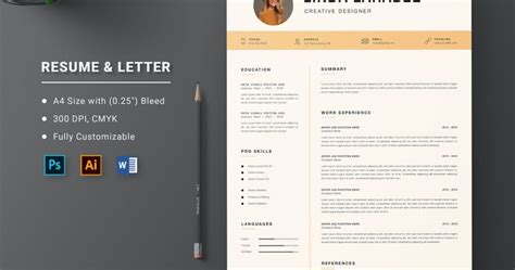 Cv Resume Microsoft Word Docx Descargar Plantilla De Cv