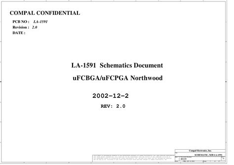 Compal LA 1591 Schematics S Manuals R2 0 Schematics