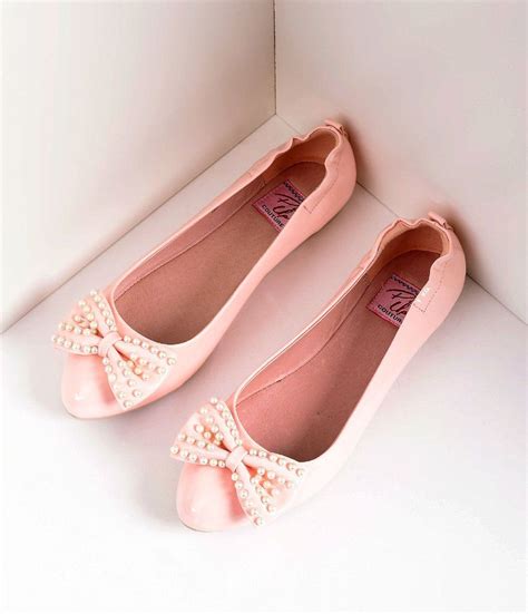 Ballerina Flats Pink Leather At Fred Morales Blog