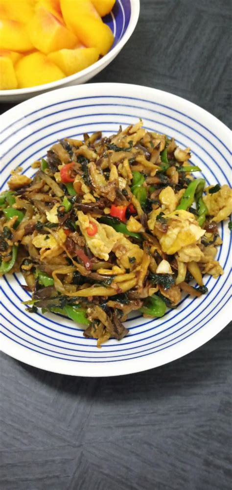【你没吃过的超级下饭的豆豉茄子炒鸡蛋图片】静水流深1974下厨房
