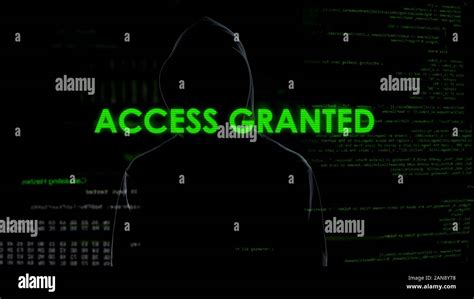 Access Granted Successful Hacking Cyber Attack On Personal Data Or