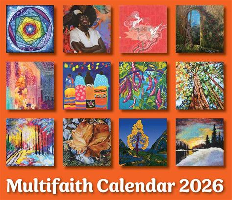 2026 Multifaith Calendar Interfaith Resources