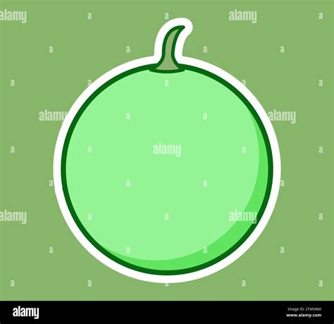 Melon Fruit Stickers Suitable For Sticker Printingmelon Fruit
