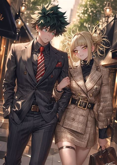 Himiko Toga And Izuku Midoriya Cute Anime Guys Cute Anime Couples My