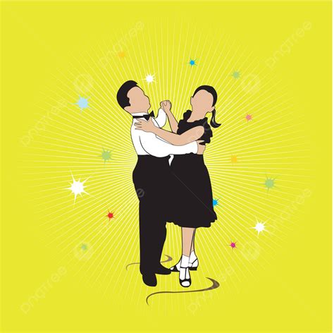 Dance Men Silhouette Dancing Vector Men Silhouette Dancing Png And
