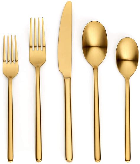 Matte Gold Dinner Fork St Johns Illuminations