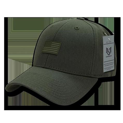 Rapid Dominance Structured Rubber Usa Flag Baseball Cap Hat A07 Usa