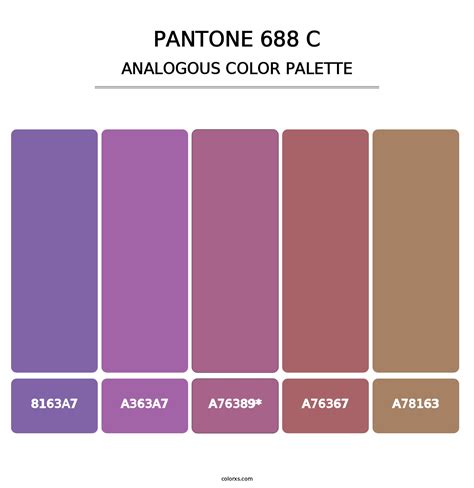 PANTONE C Color Palettes Colorxs