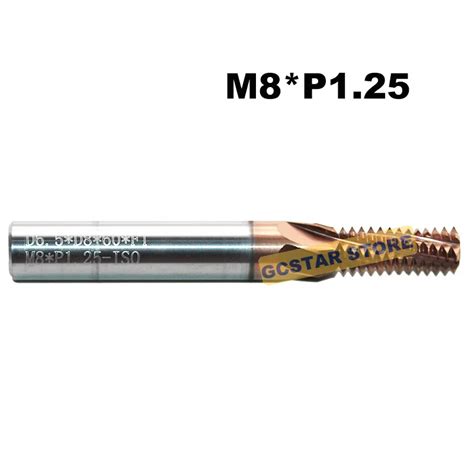 Карбидные торцевые фрезы M3 M4 M5 M6 M8 M10 M12 M14 резьбовые фрезы с покрытием резьбовые фрезы