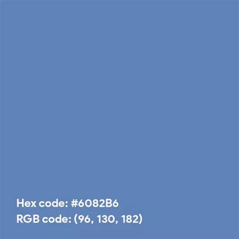 glaucous color hex code is 6082b6