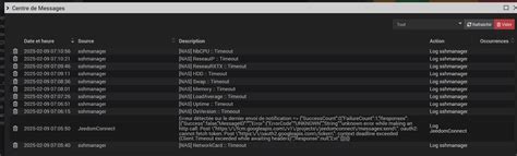 Notification Deadlineexceeded Communication Communauté Jeedom
