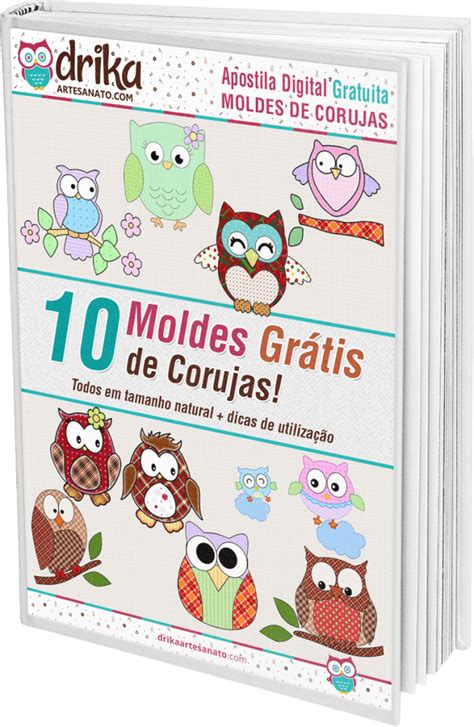Baixar Apostila Grátis de Moldes de Corujas Dicas do Blog Drika