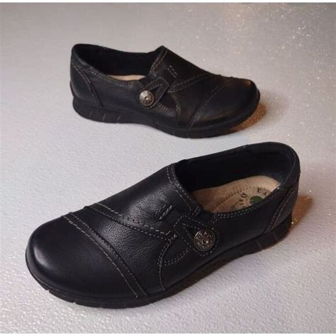 Earth Origins Shoes Earth Origins Womensnorah Black Leather Shoes