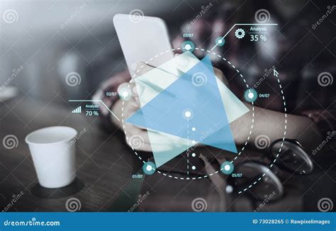 Analytics Report Status Information Analysis Chart Graph Concept Stock