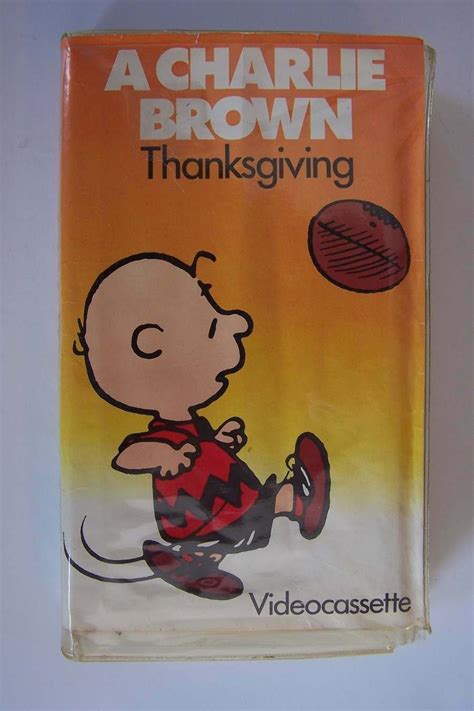 Peanuts A Charlie Brown Thanksgiving Vhs Videocassette Vintage Tape