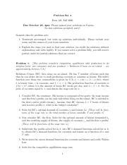 Problem Set 4 Pdf Problem Set 4 Econ 121 Fall 2020 Due October 28 4pm Please Upload Your