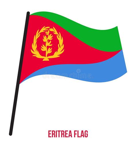 Vector National Flag Of Eritrea Stock Vector Illustration Of