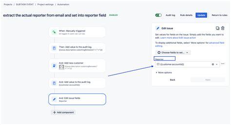 Set Reporter Field Value Based On Actual Reporter Retrieving Email