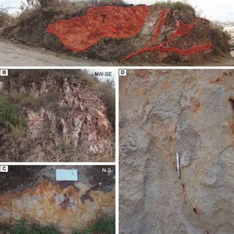 Outcrop Photographs Of The Different Fracture Sets A Interpreted