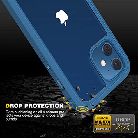 Diaclara Designed For Iphone 12 Mini Case Full Body Rugged Case With