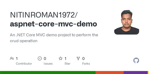 GitHub NITINROMAN Aspnet Core Mvc Demo An NET Core MVC Demo Project To Perform The Crud