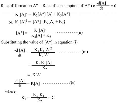 Collision Theory Of Unimolecular Reaction Lindemanns Theory