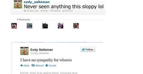 He Has No Sympathy For Whores Why Should I Have Any Sympathy For