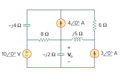Solved Given The Following Circuit Find Vo Solve By Chegg Com