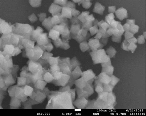Figure S2 Sem Image Of Mof 808 Particles Download Scientific Diagram