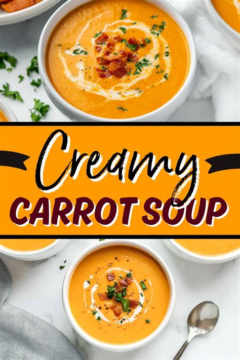 Creamy Carrot Soup Insanely Good